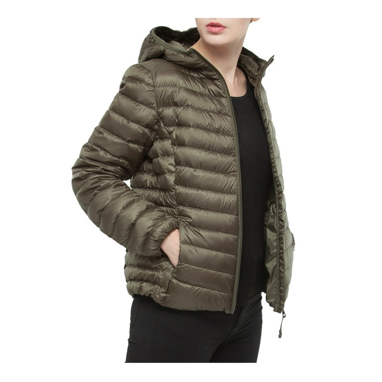 Made By Johnny Women's Ultra Light Weight Packable Down