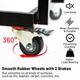 Material Mate Panel Handler Cart and Shop Stand, Mobile Base Stand with ...