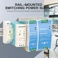 JUNCHI-24V MDR DIN Rail Power Supply 20W, AC 100V-240V to DC 24V ...