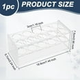 10 Holes Glass Laboratory Test Tube Rack Rectangle Clear 189x75x75mm ...