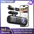 REDTIGER Dash Cam 4K Front and Rear WiFi GPS Car Camera for Parking ...
