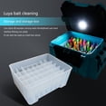 40 Grid Plastic Fishing Tackle Box Portable Squid Jig Hard Lures Tool ...