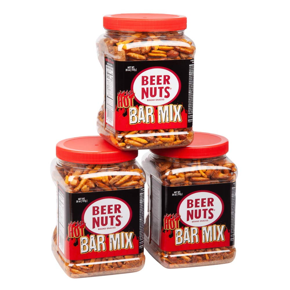 BEER NUTS 26 oz. Jar | Hot Bar Mix (PACK OF 3) - Walmart.com