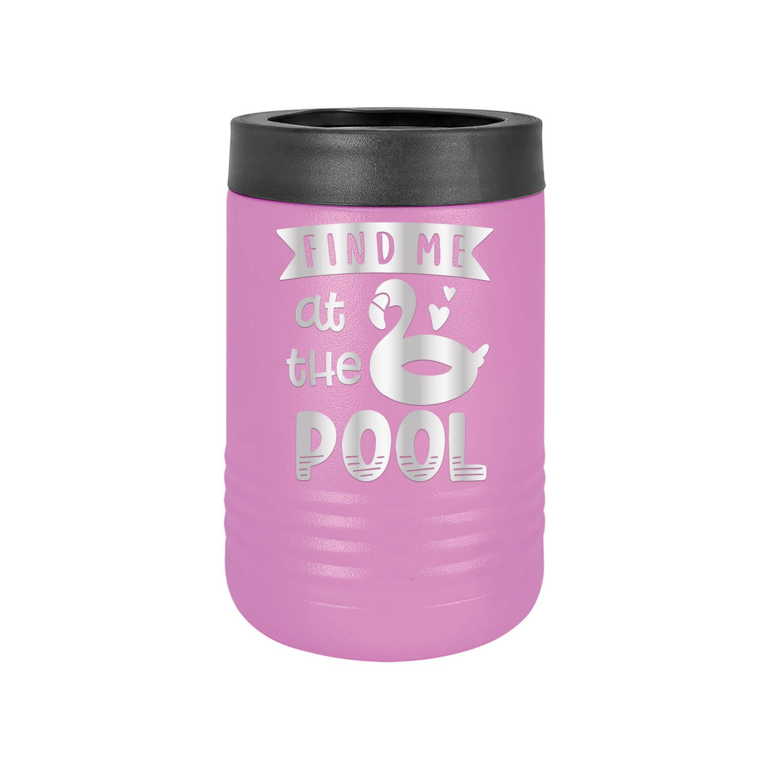 Find Me At The Pool - Engraved Can Bottle Beverage Holder Cup Unique ...