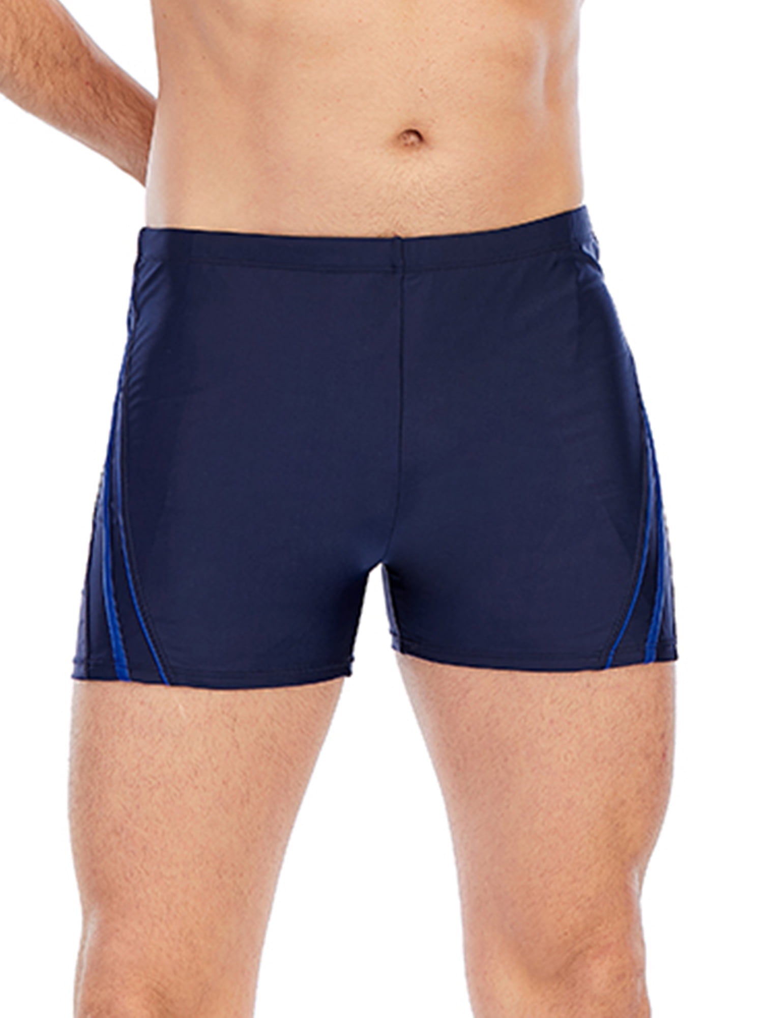 Dodoing Mens Swim Shorts Fashion Swim Jammer Tight Sports Compression