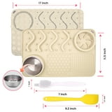 Zilly Slow Feeder Dog Lick Mat Food Grade Silicone with Bowl Spatula ...