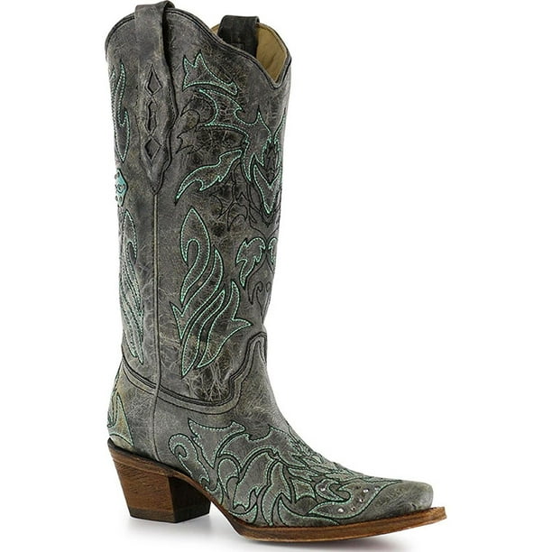 Corral Boots - CORRAL Women's Cross and Crystals Western Boot Snip Toe ...