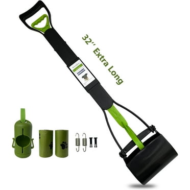 Pooper Scooper Large Swivel Bin & Rake for Large & Small Dogs Non ...