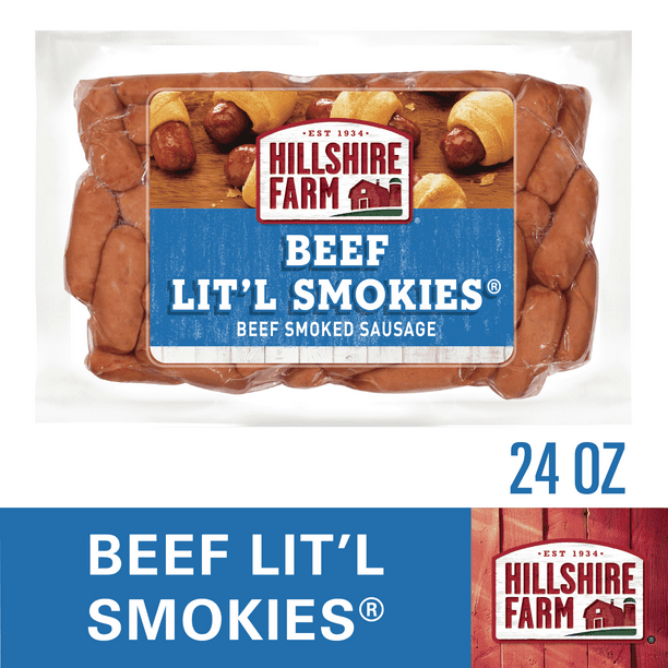 Hillshire Farm® Beef Lit'l Smokies® Smoked Sausage, 24 oz. - Walmart ...