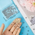100Pcs 304 Stainless Steel Spacer Beads Flower Granulated Beads ...