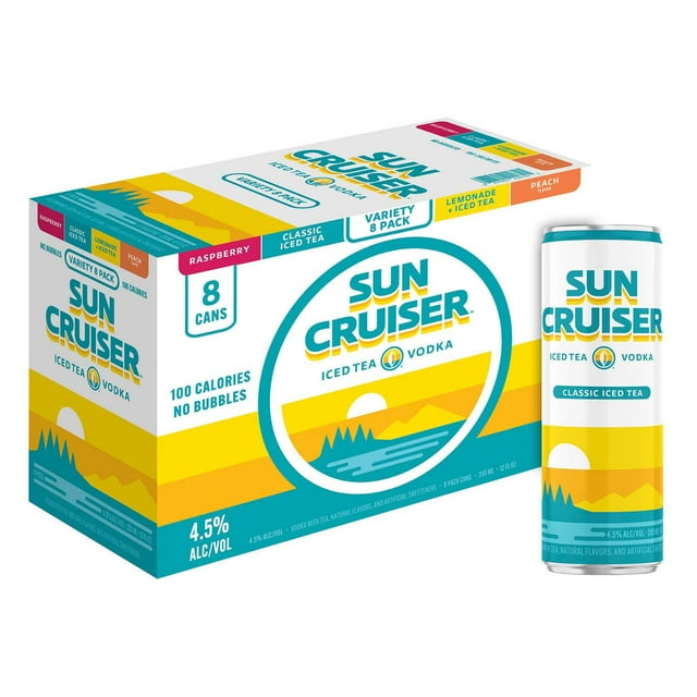 Sun Cruiser Vodka Hard Iced Tea Variety Pack, 12 fl. oz. can, 8 pk ...