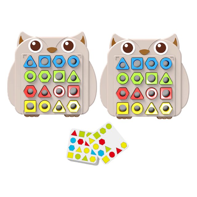 Shape Matching Game Geometric Shape Matching Board Game for Girls Boys ...