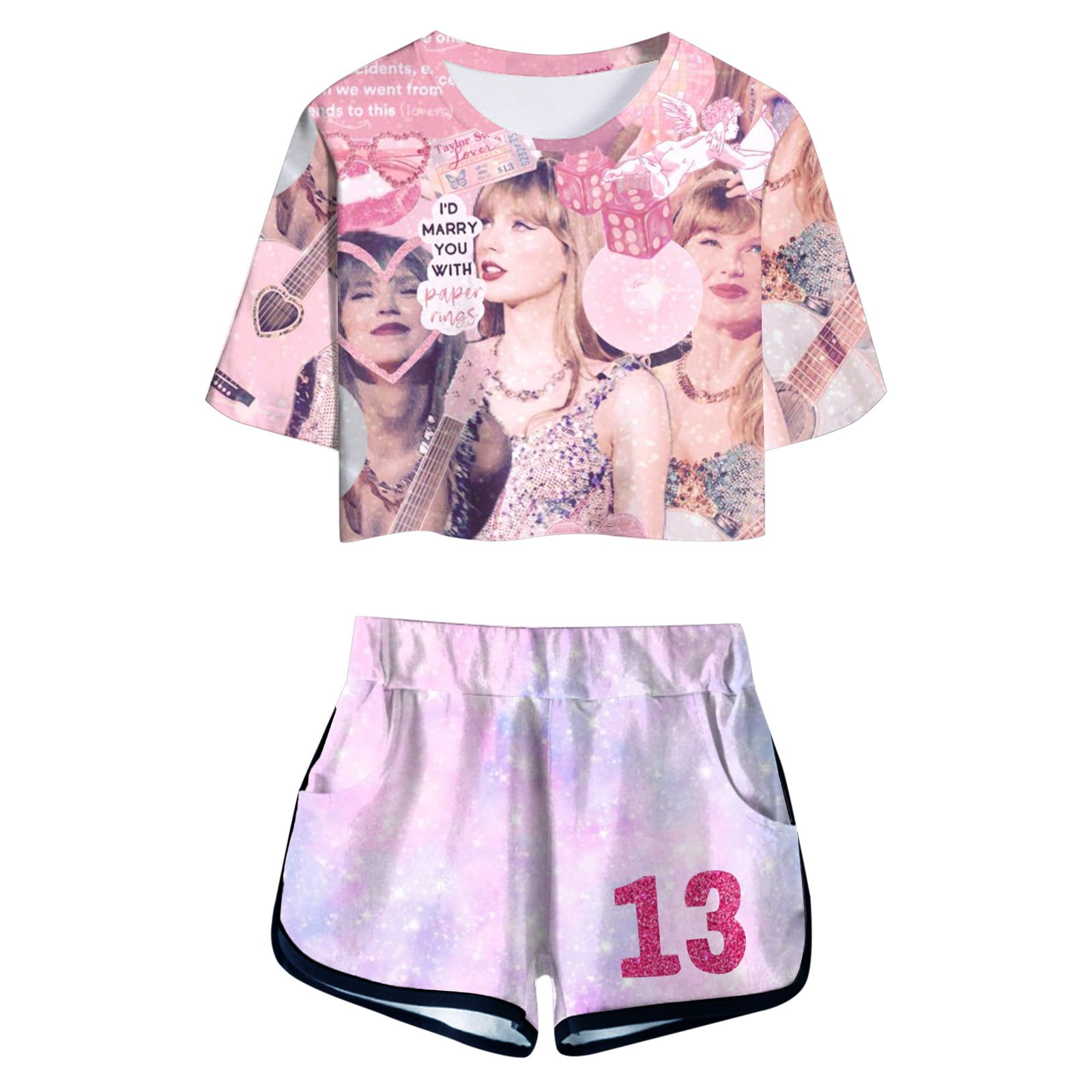 Click here for Liyamei Girls Music Fans Shirts Set Girls Music Lo... prices