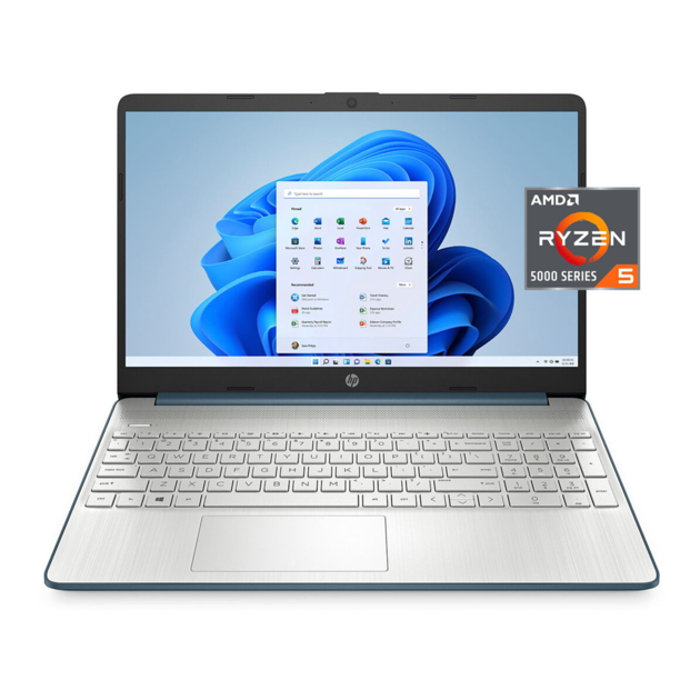 HP 15-ef2729wm Laptop, 15.6" FHD (1920 x 1080), AMD Ryzen 5 5500U, 8GB ...