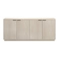 Evelyn&Zoe Modern/Contemporary 68" Wide Alder White Buffet Table ...
