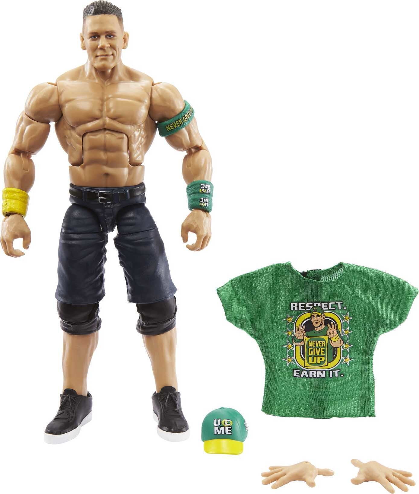 WWE John Cena Elite Collection Action Figure, 6-inch Posable ... WWE John Cena Elite Collection Action Figure, 6-inch Posable ...