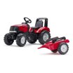Peg Perego Case IH Tractor and Trailer Pedal Ride-On - Walmart.com