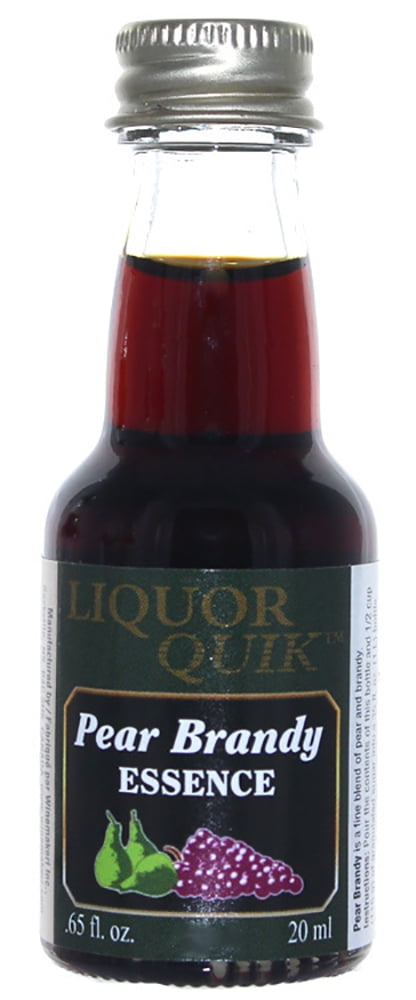 Liquor Quik Natural Brandy Essence 20 mL (Pear Brandy) - Walmart.com