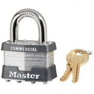 Master Lock 141D 1-9/16" Black Vinyl Cover Brass Padlock - Walmart.com