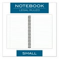 Cambridge Wire bound Business Notebook, Wide/Legal Rule, Black Cover, 8 ...