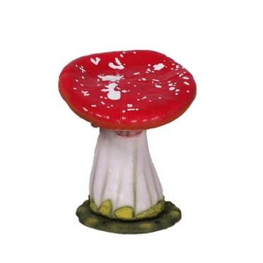 Red Large Double Mushroom Stool Over Sized Statue - Walmart.com
