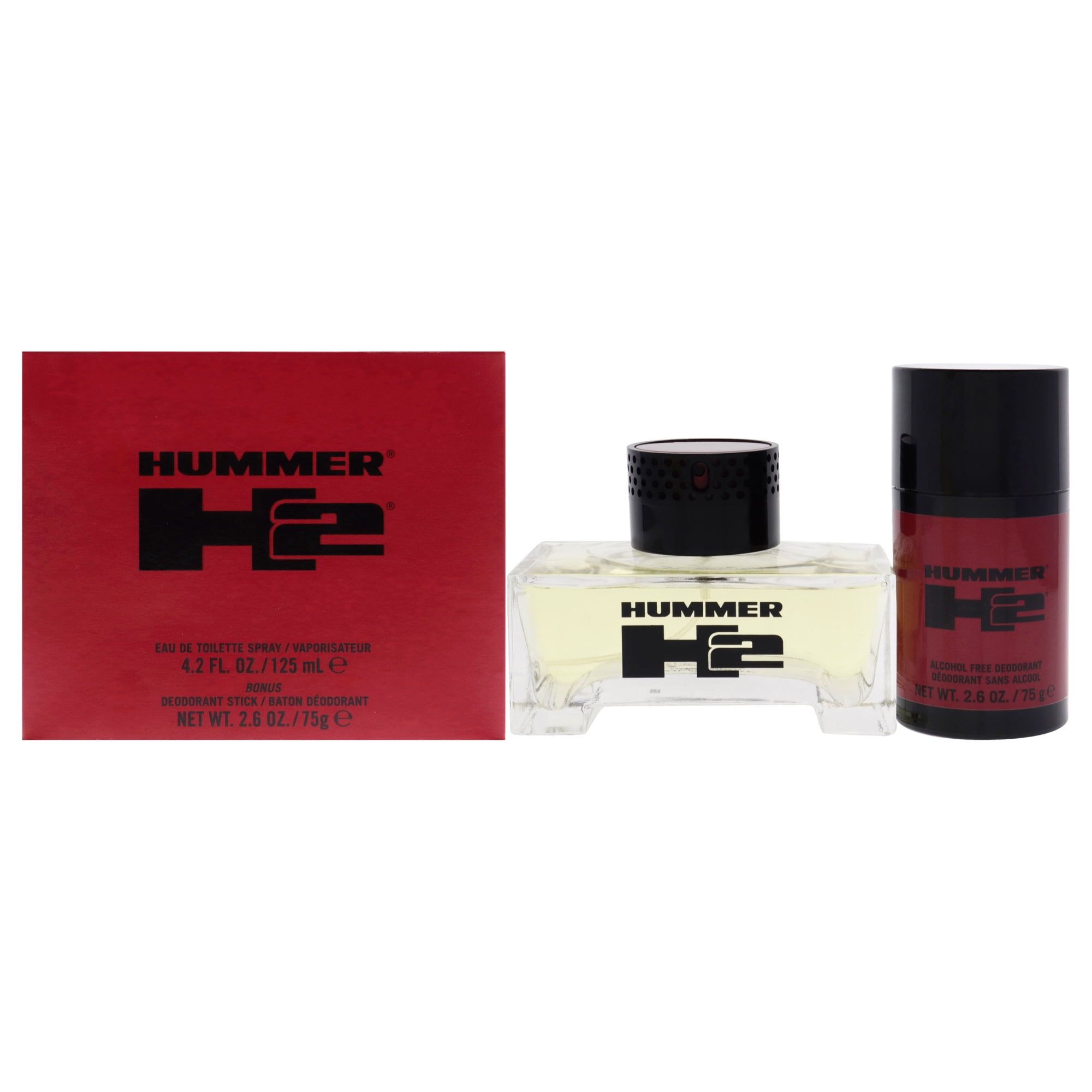 Hummer H2 , 2 Pc Gift Set 4.2oz EDT Spray, 2.6oz Deodrant Stick ...
