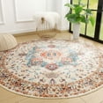 TWINNIS Round Boho Rug for Living Room Persian Rug Vintage Round Area ...