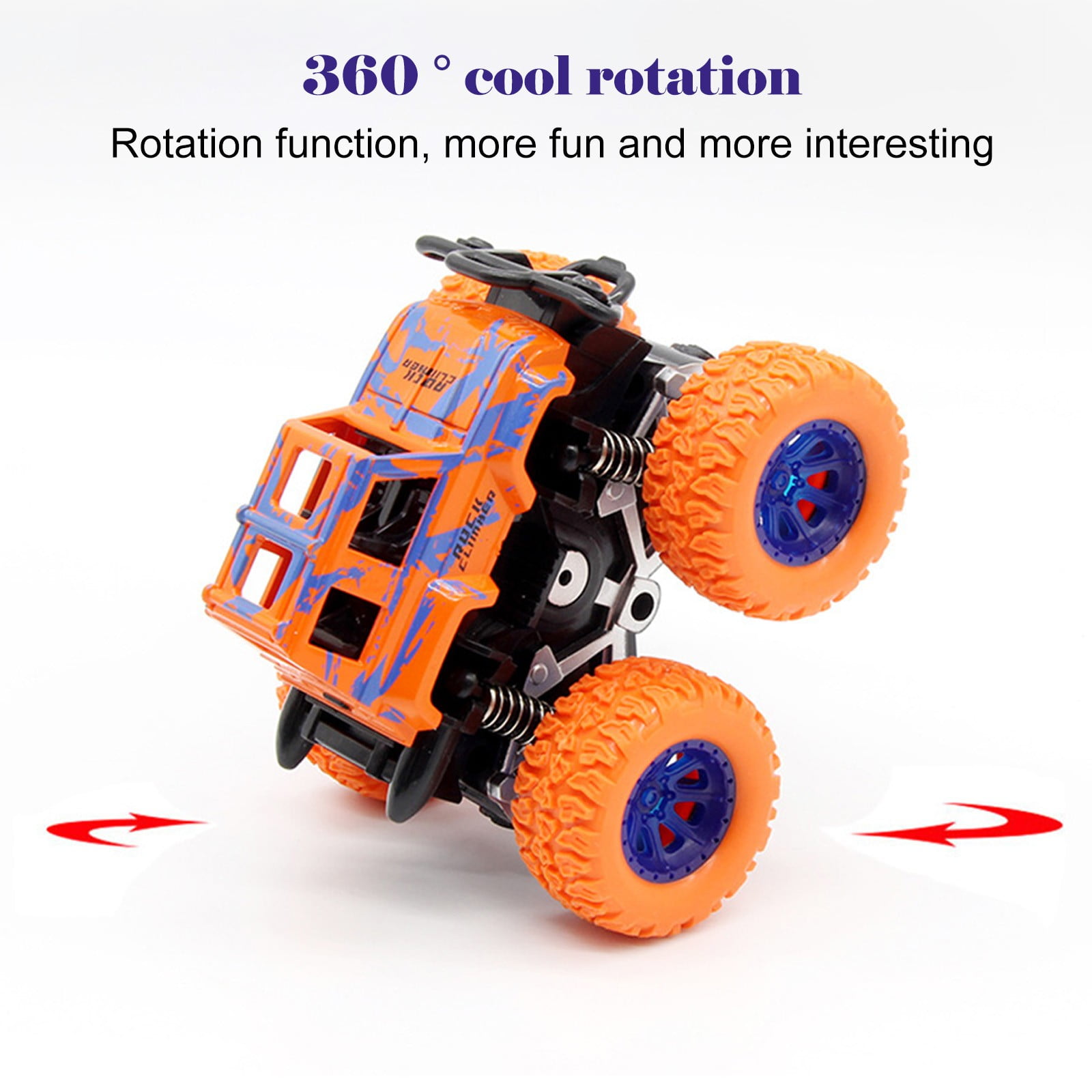 LONKITO Pull Back Four Wheel Drive Off Road Vehicle Simulation Model