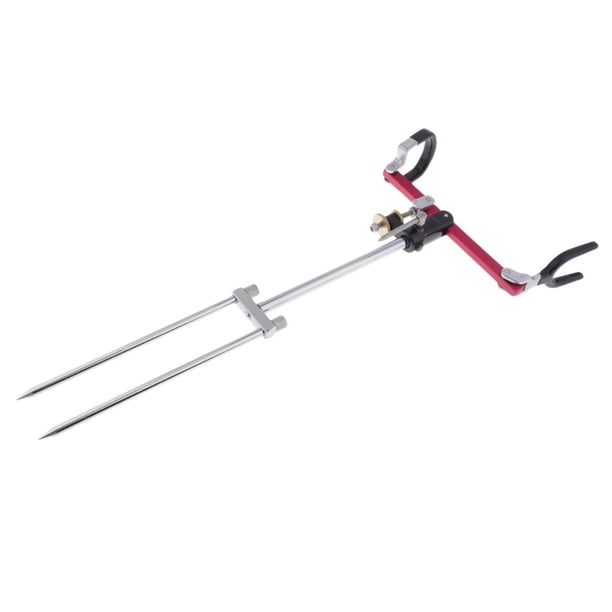 ruzhgo Grounded Fishing Rod Stand Bracket Foldable Pole Holder Rest ...