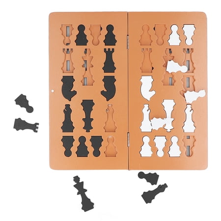 Chess Board Set, Basswood Funny Portable Chess Set For Holiday Party ...
