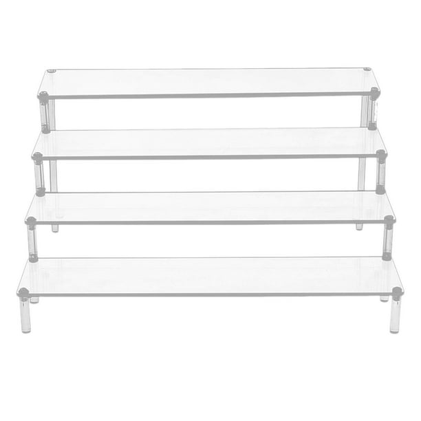 thinsony Clear Acrylic Display Riser Stand Perfume Cosmetics Holder for ...