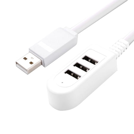 1 M 3 Port USB Hub Extend Cable USB 2.0 Splitter Wire Data Transfer ...