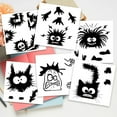 6Pcs Electric Shock Light Switch Stickers with Cat Interesting Wall ...