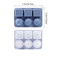 Textured Ice Block Tray, Irregular Shape Silicone Mold with Lid ...