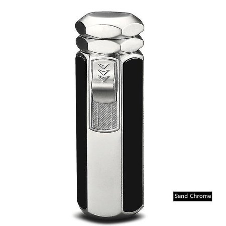 Sand ChromiumCigar Lighter Adjustable Quadruple Jet Flame Lighter ...
