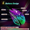 Wired Gaming Mouse, Ergonomic USB Optical Mouse with Chroma RGB ...