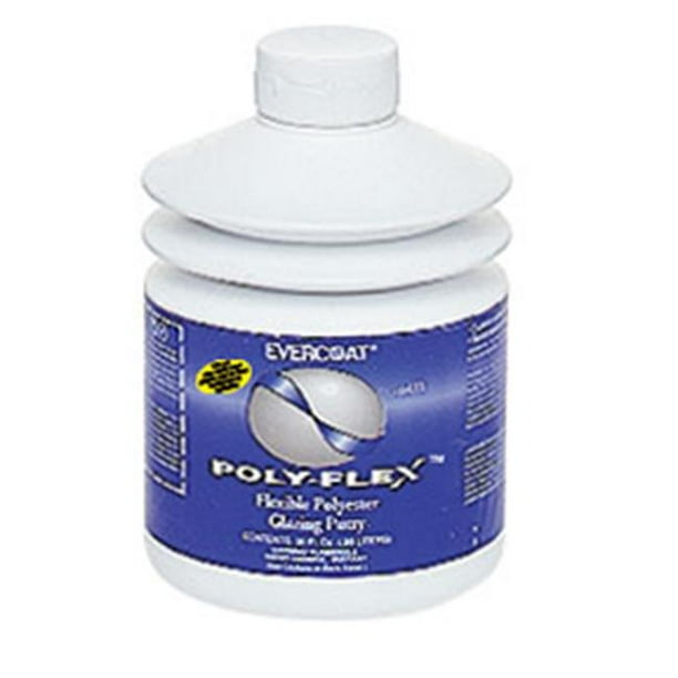 Fibre Glass-Evercoat FIB-411 Poly-Flex Polyester Glazing Putty, 30 Oz ...