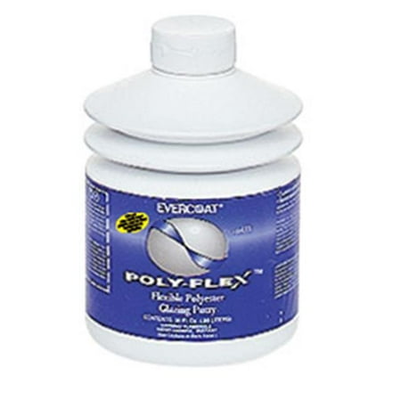 Fibre Glass-Evercoat FIB-411 Poly-Flex Polyester Glazing Putty, 30 Oz ...