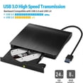 TETSELF USB 3.0 External CD/DVD Drive, Portable DVD/CD+/-RW Burner ...