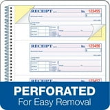 Adams Wirebound Money/Check Receipt Book, Carbon Copy, 200 Count ...