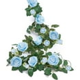Jubipavy Wedding Simulation Flower Tabletop Decoration Rose Vines ...