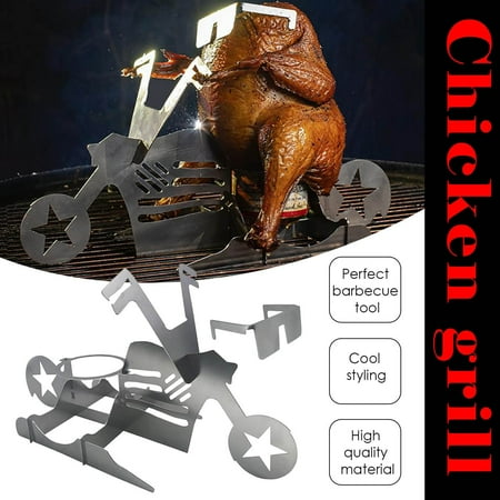 Motorcycle Beer Can Chicken Rack-Barbecue Rack Portable Chicken ...