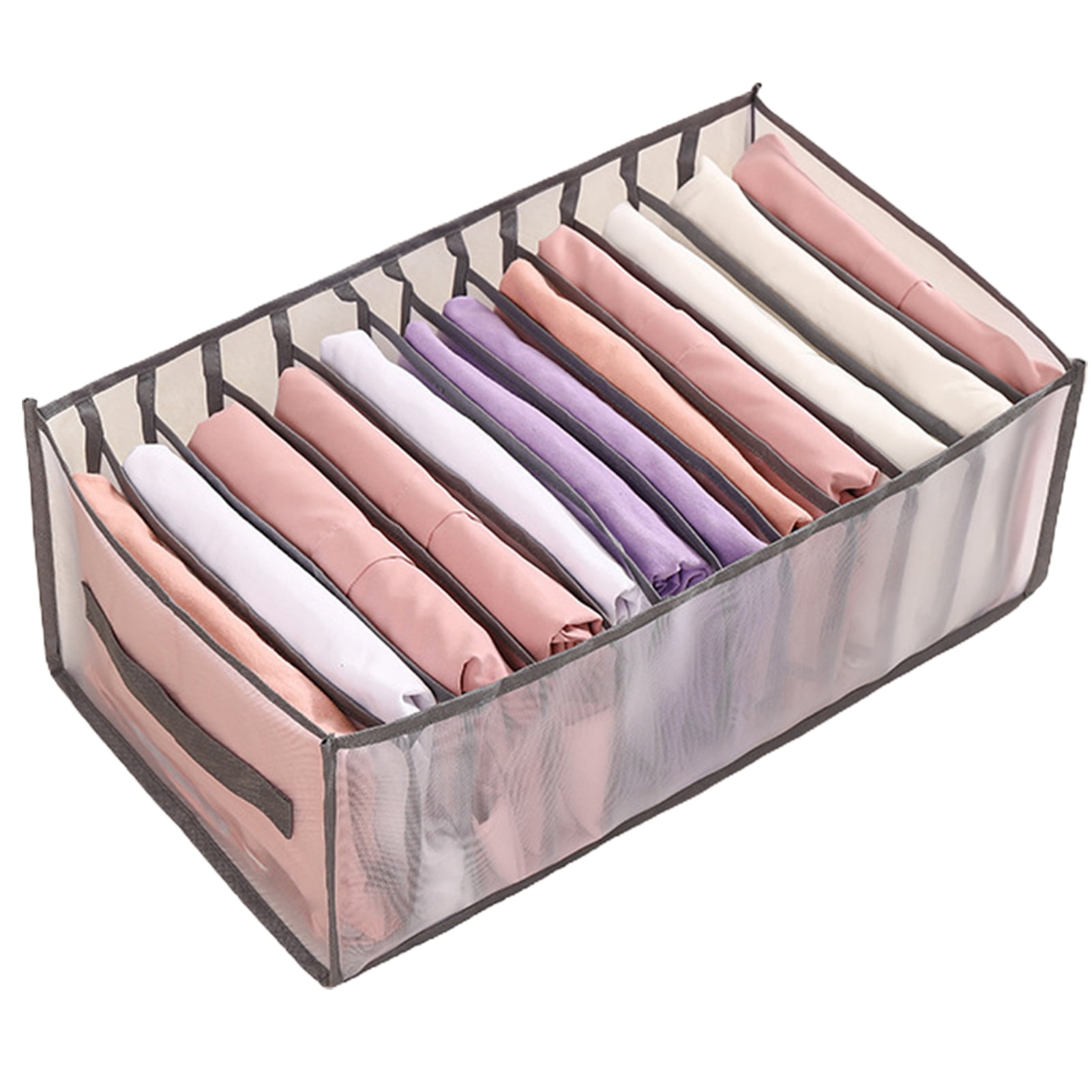 Farfi Storage Organizer Washable Large Capacity Nylon Mesh Folding ...