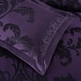 Chezmoi Collection Valor 7-Piece Bed in a Bag California King, Purple ...