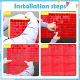 24PCS Red Sequin Shimmer Panels for Party, Wedding, Birthday ...