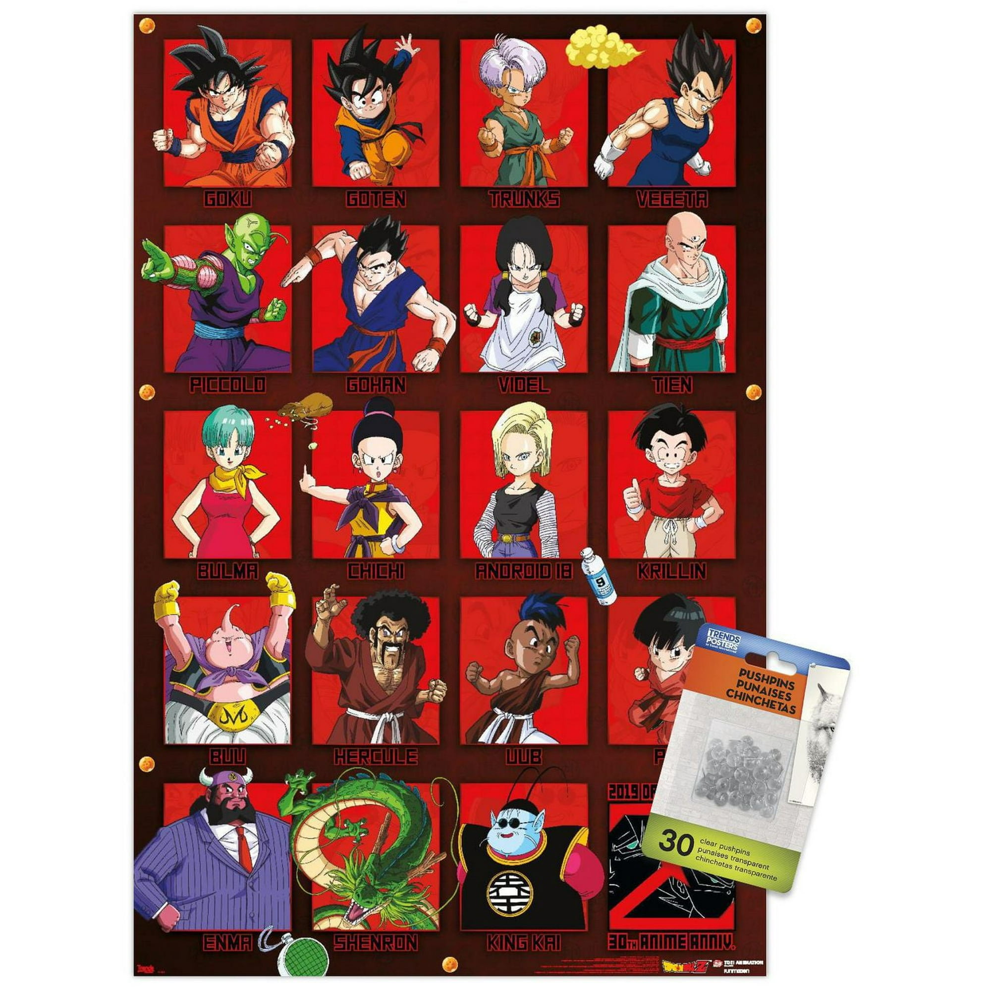 Click here for Trends International Dragon Ball Z - Anniversary W... prices