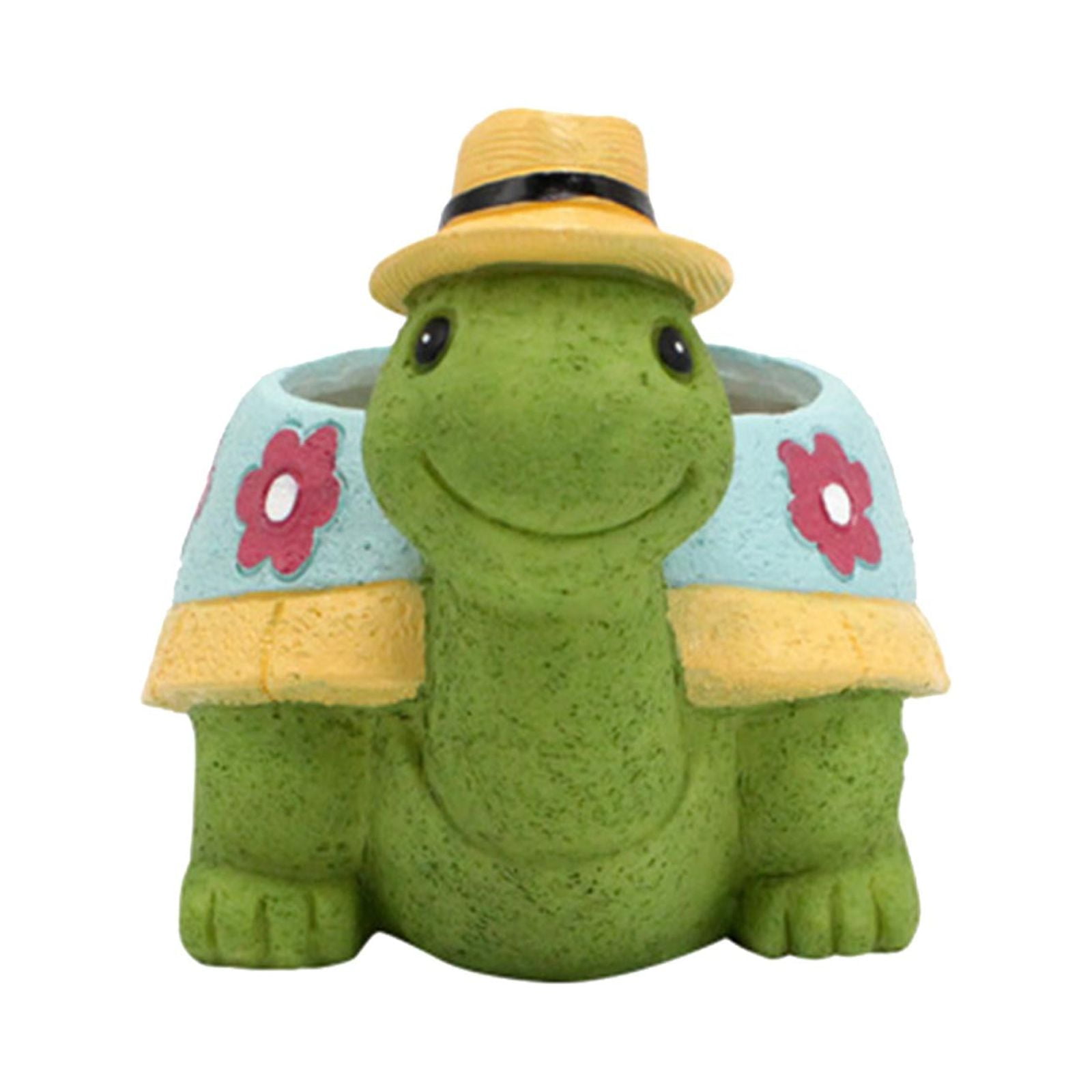 Maceta de tortuga, maceta de resina con orificio de drenaje, maceta ...
