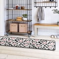 Cow Spotted Milk Pattern Runner Rug 24x72 Inch Cushioned Non Slip Soft ...
