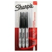 Sharpie Click-Top Ultra Fine Point Retractable Permanent Markers, Black ...