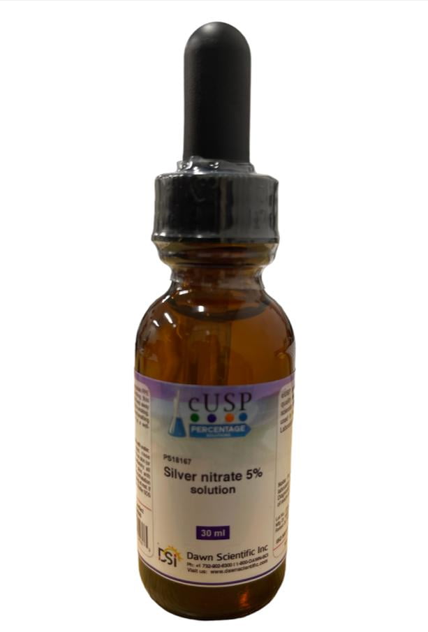 Silver Nitrate Solution 5% / 30 mL / Ship Fast - Walmart.com